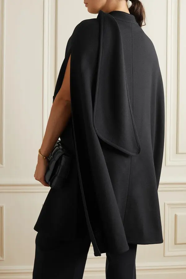 Stella McCartney Wool-crepe Cape