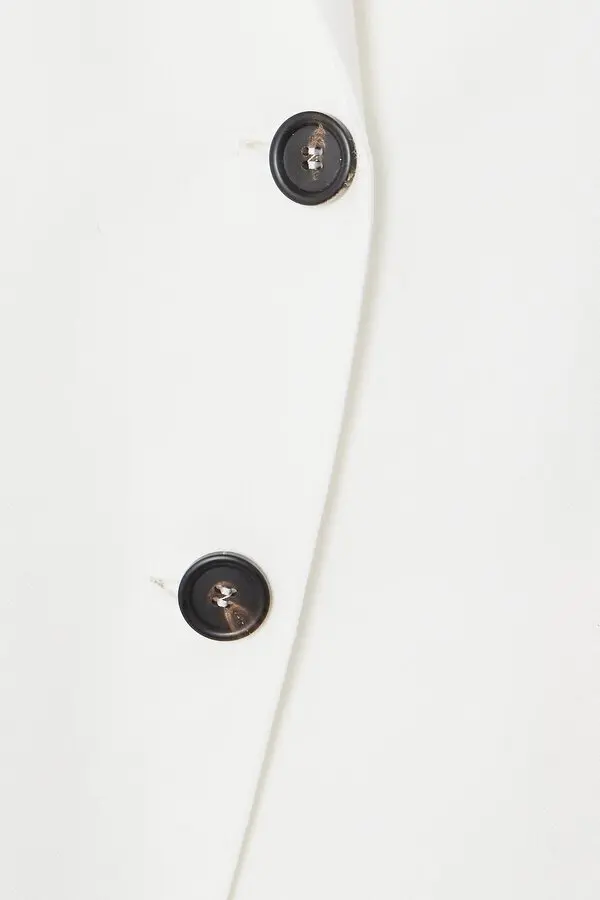 Brunello Cucinelli Twill Blazer - White
