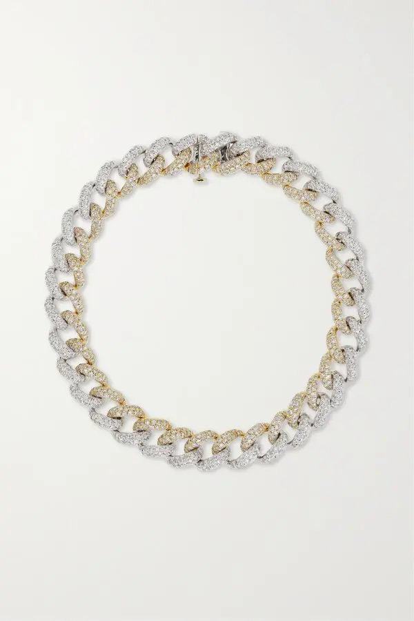 Shay Essential 18-karat Yellow And White Diamond Bracelet - Gold