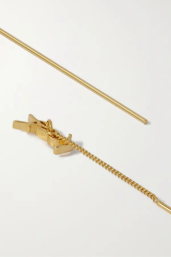 Saint Laurent Opyum Earrings - Gold
