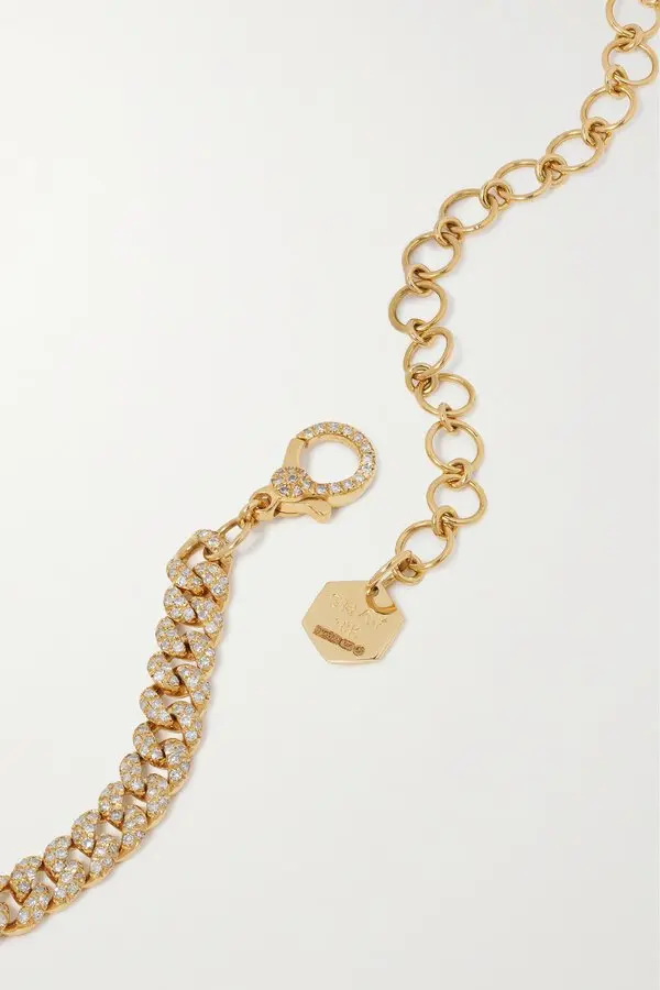 Shay Mini 18-karat Diamond Choker