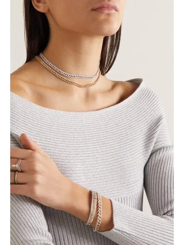 Shay Mini 18-karat Diamond Choker