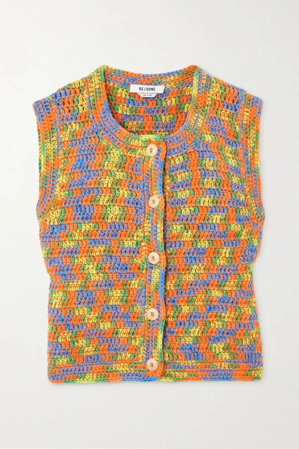 RE/DONE 90s Ribbed Cotton Vest