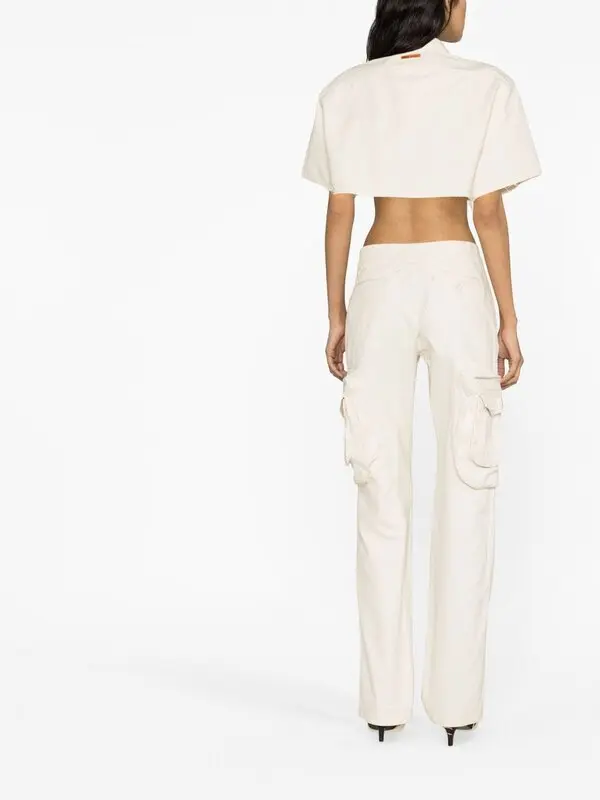 Heron Preston Ex-ray Canvas Cropped Shirt
