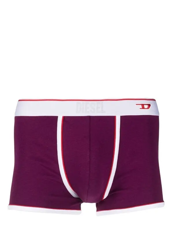 DIESEL® Logo-patch Stretch-cotton Boxers