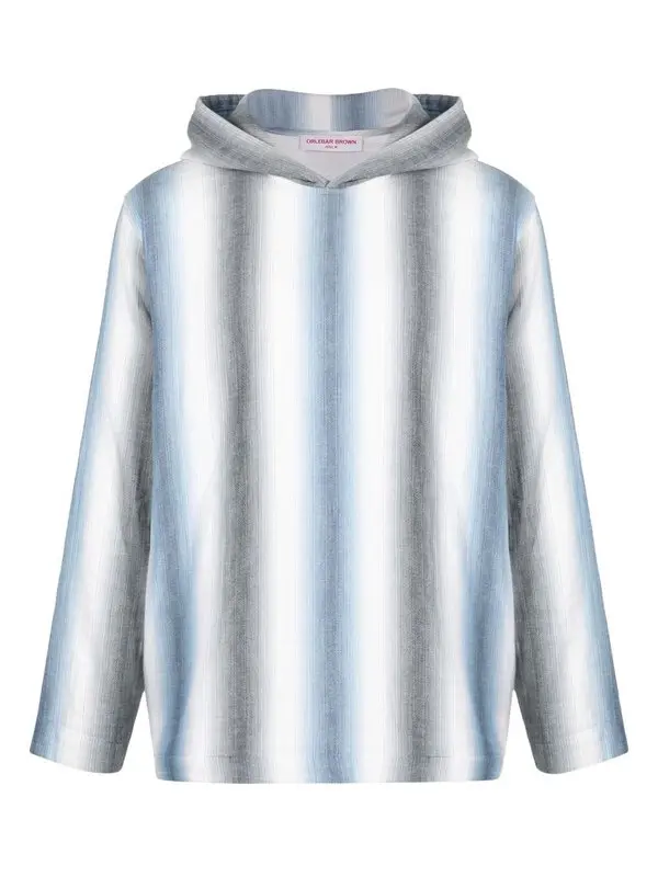 Orlebar Brown Benham Oasis Striped Hoodie