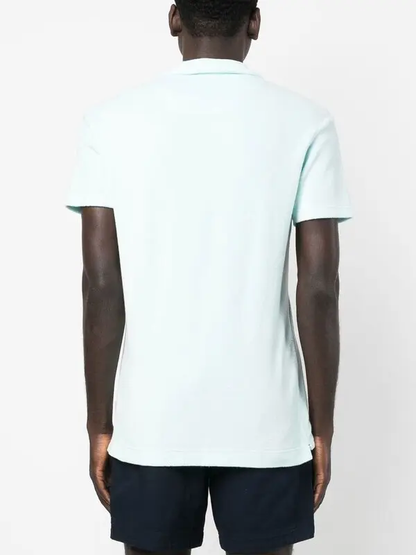 Orlebar Brown Terry Short-sleeve Polo Shirt - Blue