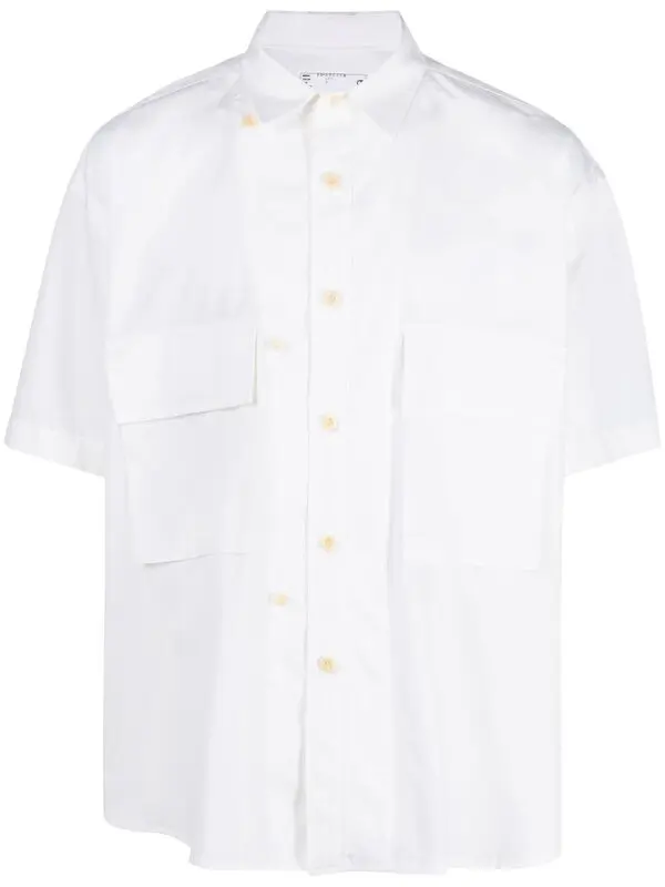 Sacai Flap-pockets Short-sleeved Shirt