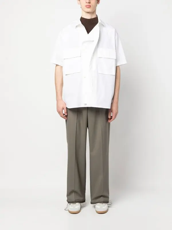 Sacai Flap-pockets Short-sleeved Shirt