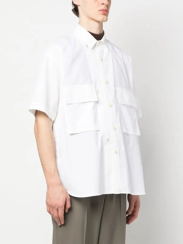 Sacai Flap-pockets Short-sleeved Shirt