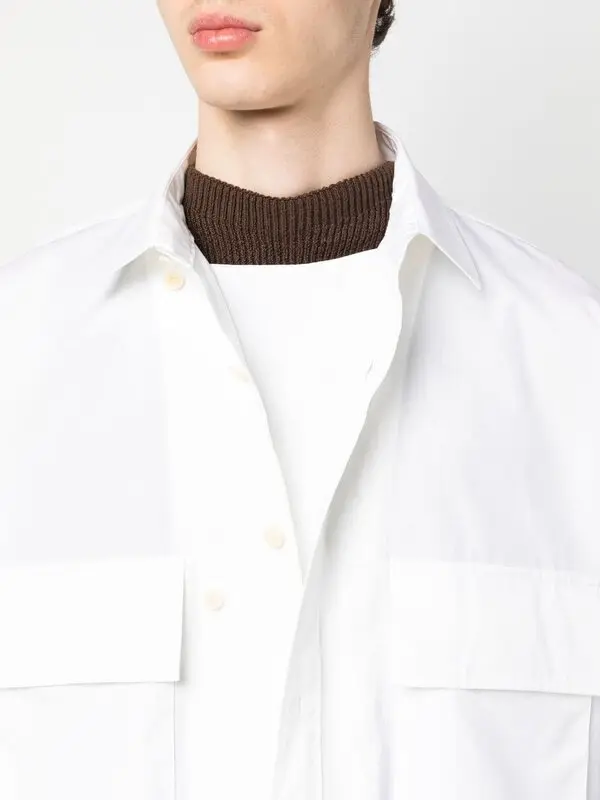 Sacai Flap-pockets Short-sleeved Shirt
