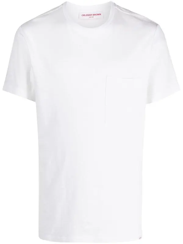 Orlebar Brown Round-neck Short-sleeve T-shirt - White
