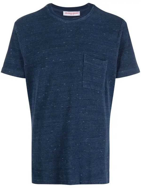 Orlebar Brown Classic Towelling-finish T-shirt - Blue