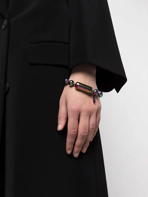 AMBUSH Iridescent Ball Chain Bracelet