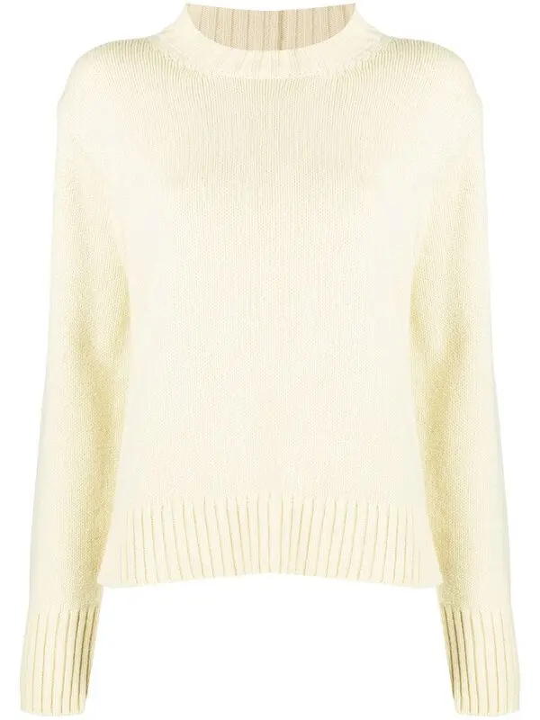 JIL SANDER Crew-neck Jumper - Yellow