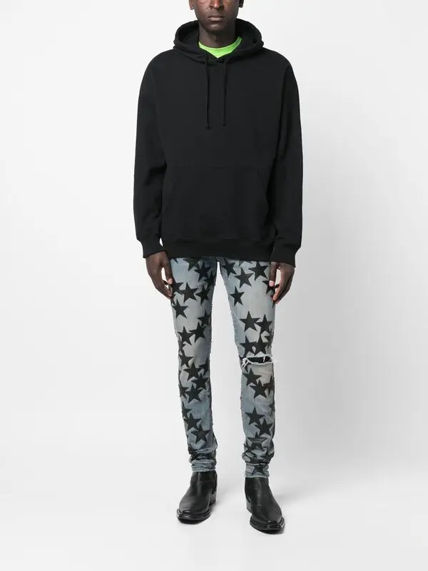 Amiri Star Patch Skinny Jeans