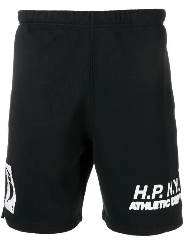 Heron Preston Slogan-print Cotton Shorts