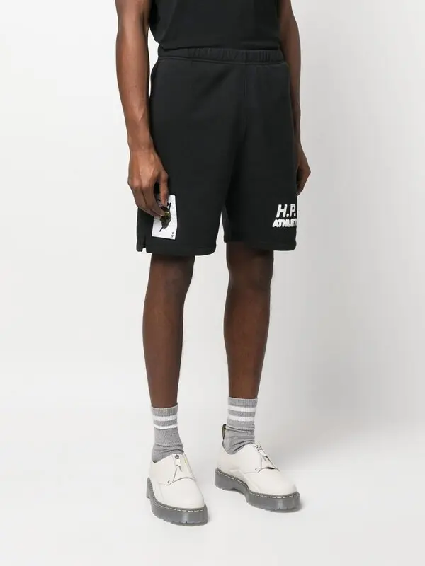 Heron Preston Slogan-print Cotton Shorts