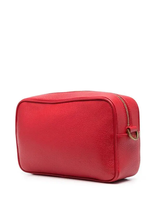 GOLDEN GOOSE Mini Star Leather Crossbody Bag - Red