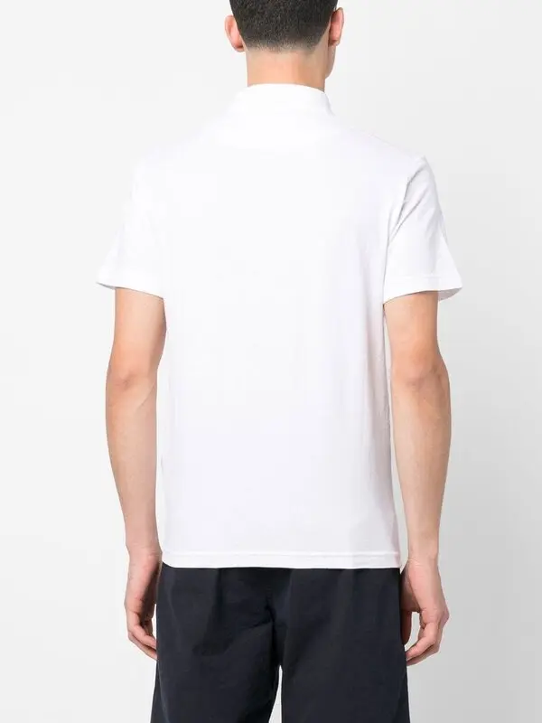 Stone Island Compass-patch Polo Shirt - White