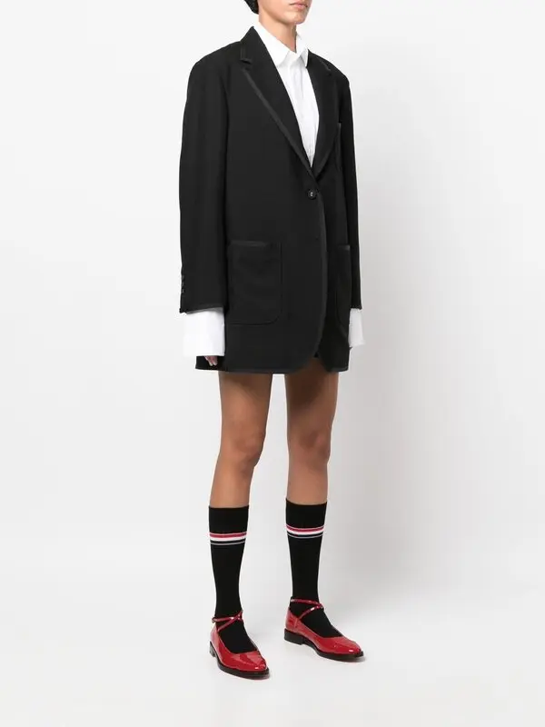 Thom Browne Longline Single-breasted Blazer