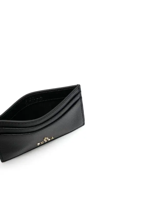Furla Leather Card Holder - Black