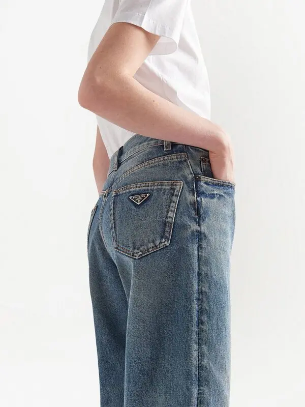 Prada Low-rise Straight-leg Jeans