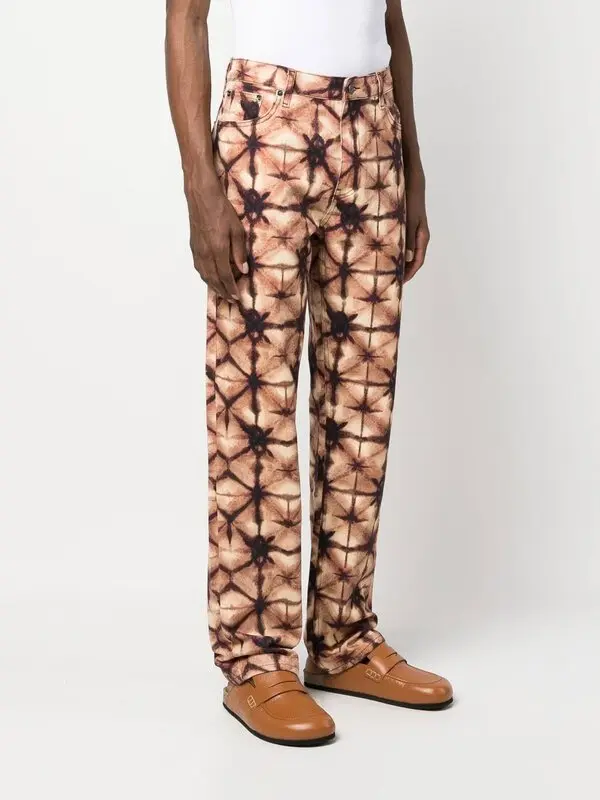 DAILY PAPER Tie-dye Print Jeans