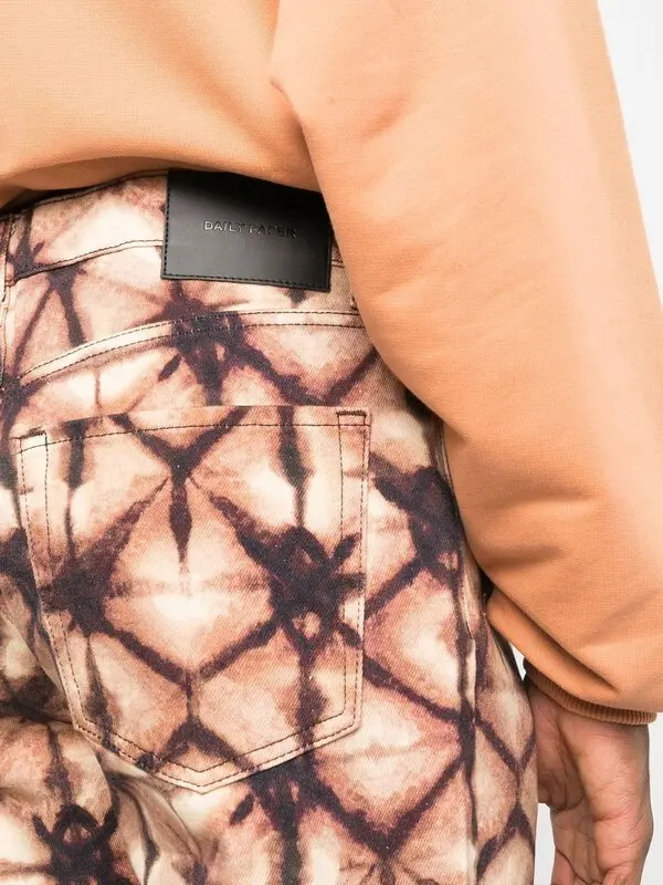 DAILY PAPER Tie-dye Print Jeans