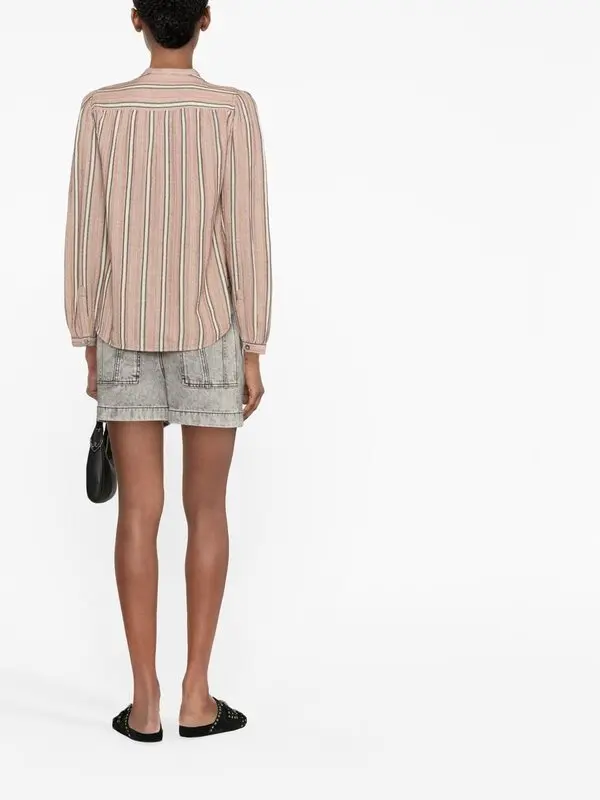Zadig&Voltaire Embroidered Pinstriped Blouse