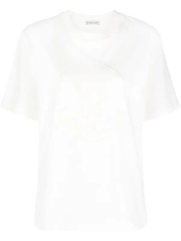 Moncler Logo-embroidered T-shirt