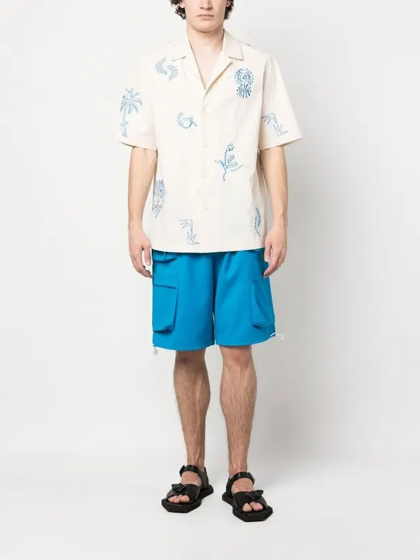 BONSAI Virgin Wool Cargo Shorts