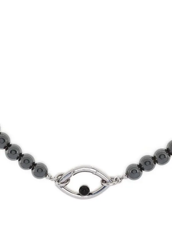 CAPSULE ELEVEN Eye Opener Hematite Necklace - Black
