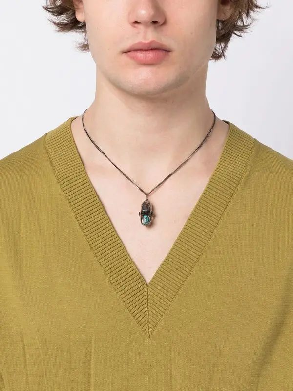 CAPSULE ELEVEN Turquoise Pendant Necklace - Silver