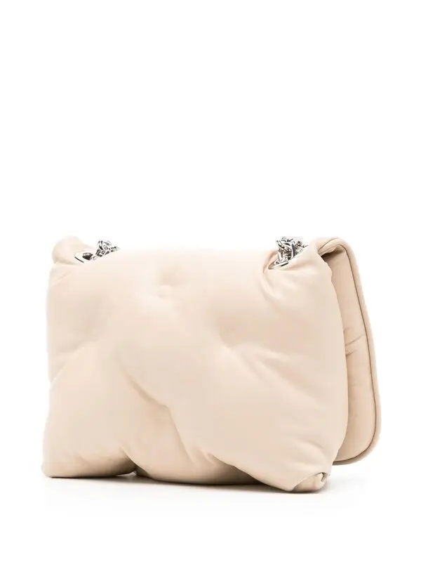 MAISON MARGIELA Small Glam Slam Flap Shoulder Bag - Neutrals