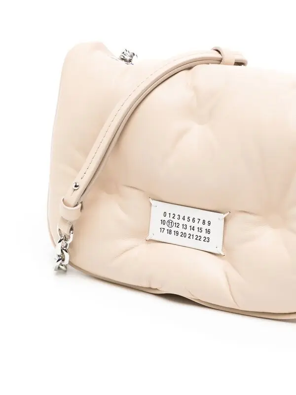 MAISON MARGIELA Small Glam Slam Flap Shoulder Bag - Neutrals