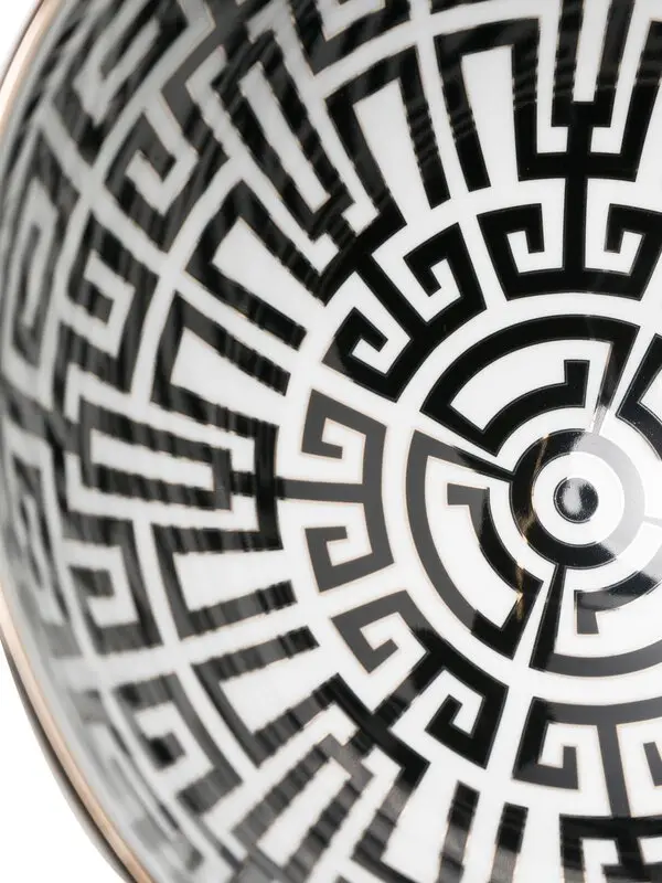 GINORI 1735 Labirinto Nero Bowl 11 Cm