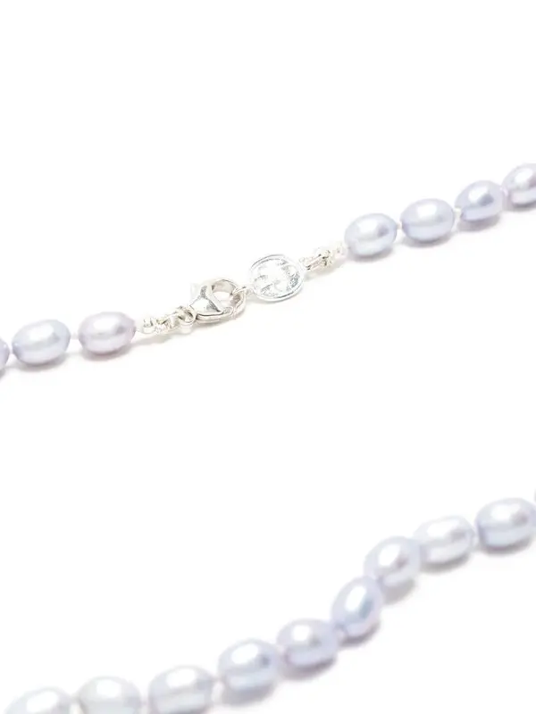 DOWER & HALL Oval Pearl Necklace