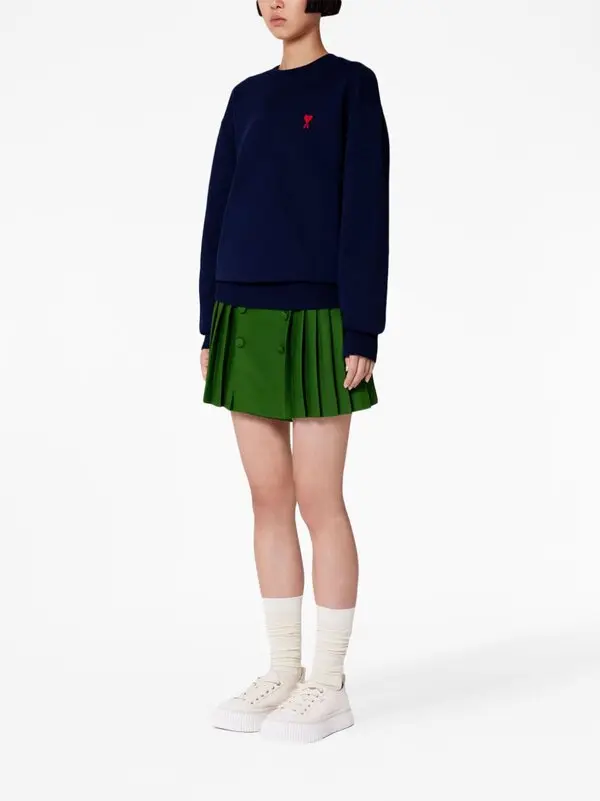 AMI Paris De Coeur Cotton Sweatshirt