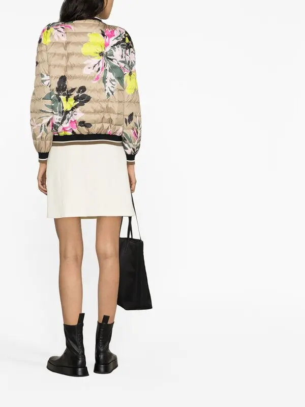 Herno Beta Flower Padded Bomber Jacket