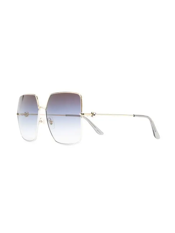 Cartier Oversized-frame Gradient Sunglasses