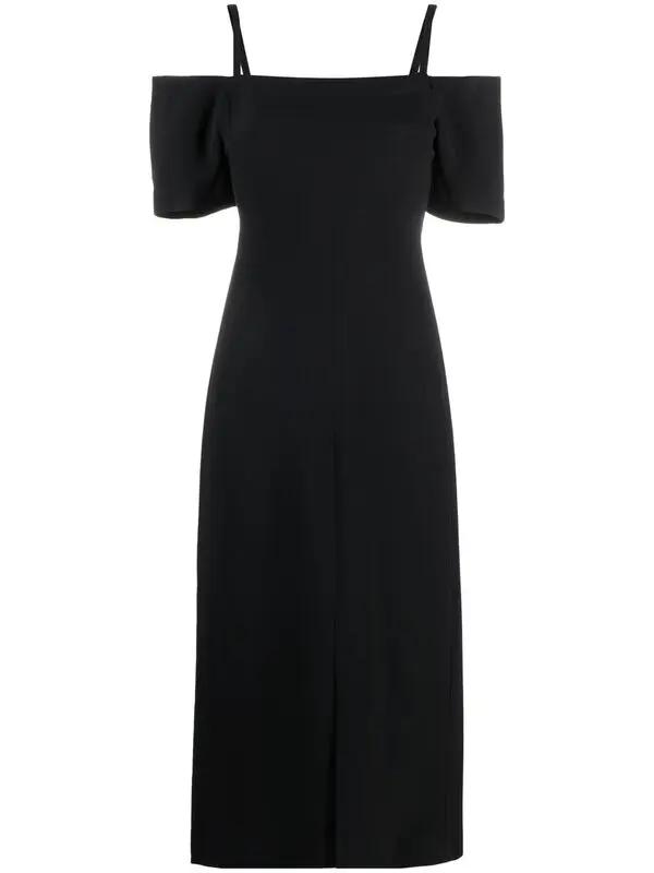 Victoria Beckham Off-shoulder Midi Dress