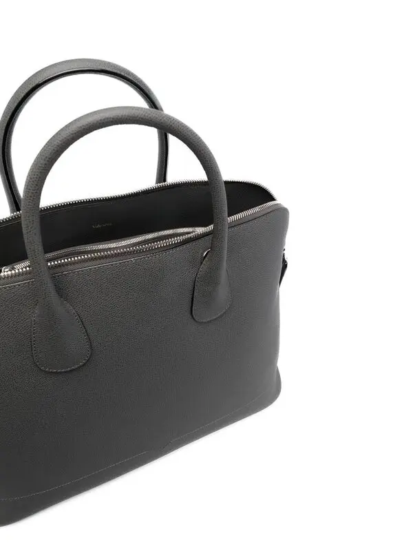 VALEXTRA Leather Tote Bag