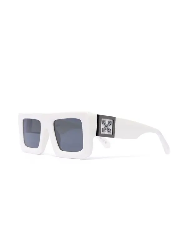 Off-White Leonardo Rectangle-frame Sunglasses - White