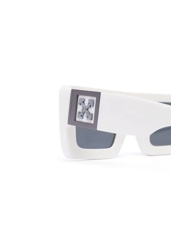 Off-White Leonardo Rectangle-frame Sunglasses - White