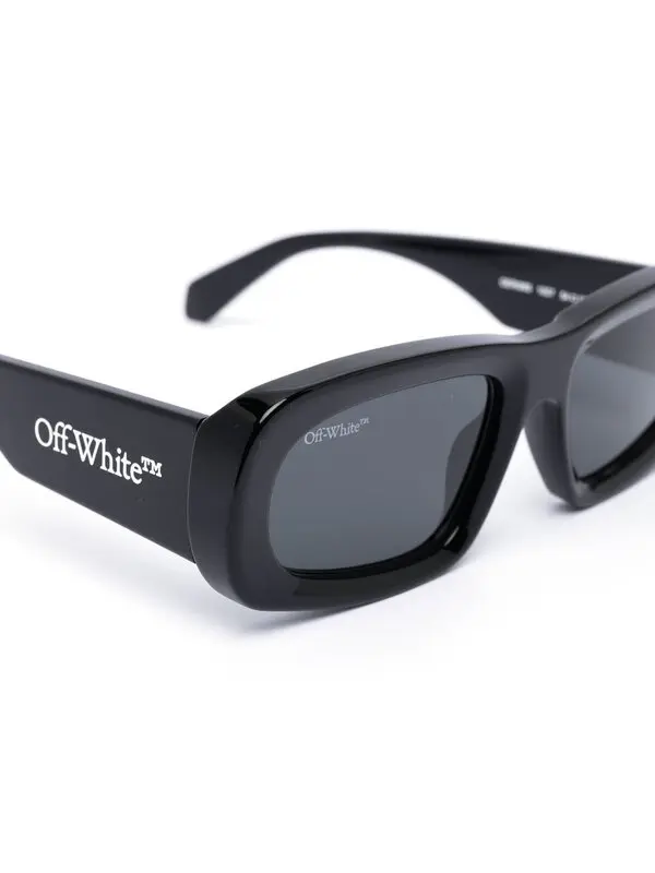 Off-White Austin Logo-print Sunglasses - Black