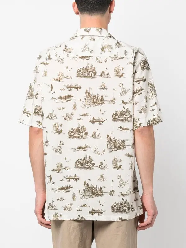 Woolrich Graphic-print Cotton Shirt
