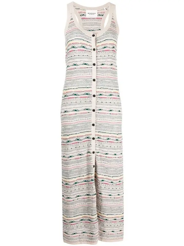 MARANT ETOILE Haro Sleeveless Dress - Multicolour