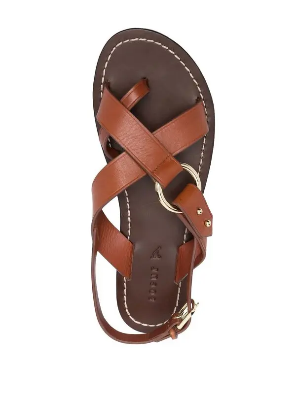 Soeur Florence Flat Sandals - Brown