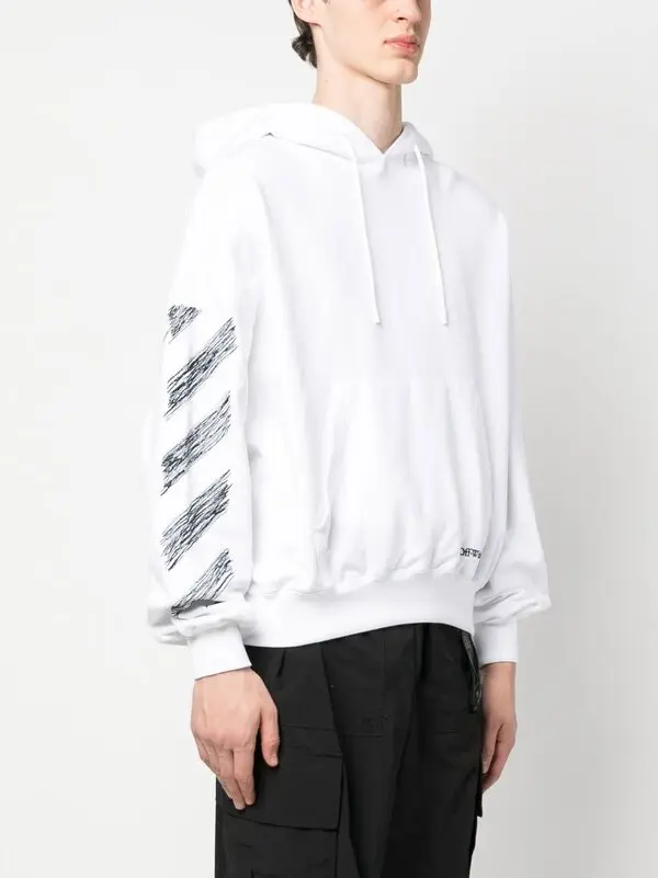 Off-White Diag Scribble Print Hoodie